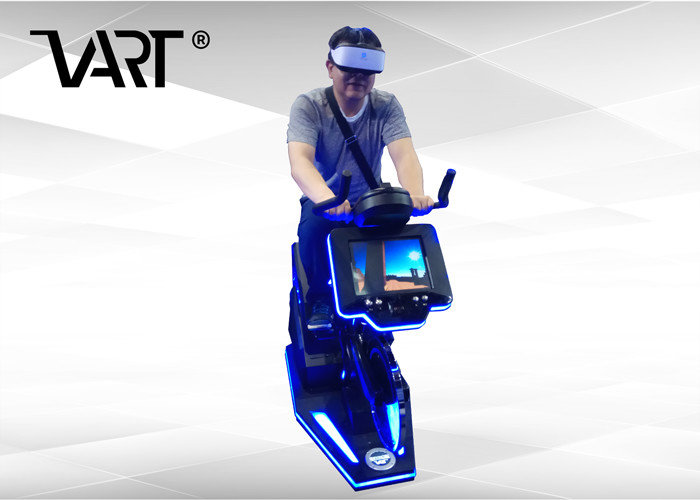 1 Player Virtual Reality Sports Bike Equipment , 9D VR Electric Bike For Gym