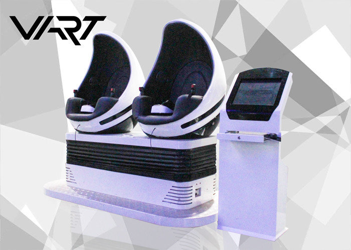 2 Players Roller Coaster Seats 9D VR Movie Theatre with Joystick 12 Months Warranty