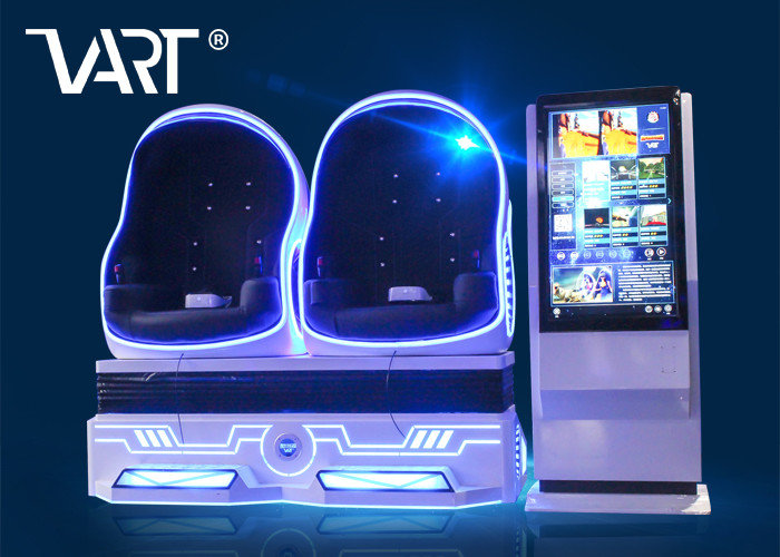2 Players 9d Virtual Reality Egg Cinema With Logo Customized One Year Warranty
