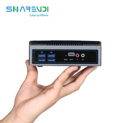 Factory Wholesale AMD 4K USB3.0 Port 8G RAM Win 10 High Definition Fanless Low Power Portable Mini Desktop PC
