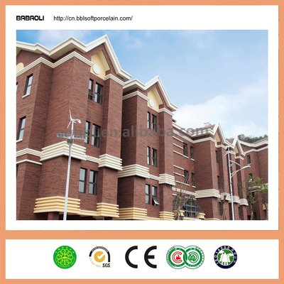 240*60mm High Technology  Eco-Friendly Anti dropping  Clay cladding materials Flexible brick porcelain
