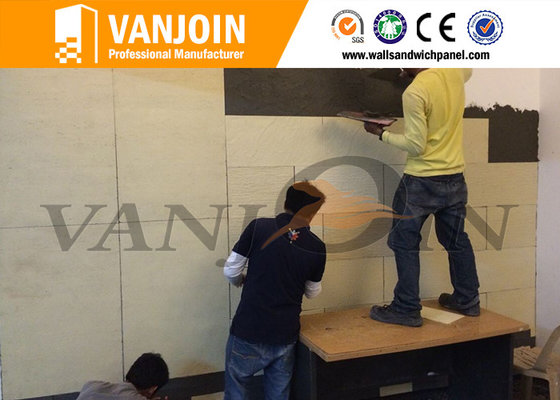 Multi Style Decorative Stone Tiles Low Labor Construction Flexible Wall Tile