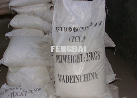 Swimming Pool Chlorine Powder , Trichloroisocyanuric Acid Tablets CAS 87 90 1