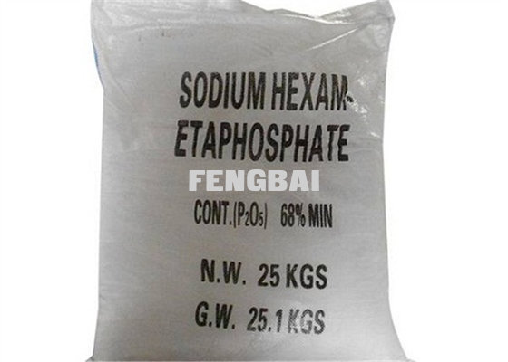 SHMP Sodium Hexametaphosphate Water Treatment White Powder 68% Purity