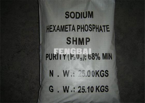 Odorless SHMP Detergent Powder Raw Material (NaPO3)6 Easy Water Soluble