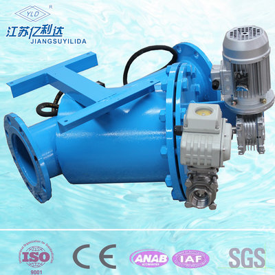 Y Type Brush Type Industrial Water Filters Automatic Rotating Brush Filter