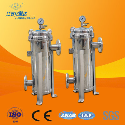 Multi Cartridge Bag Filter For Water Treatment Stainless Steel Housing