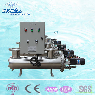 Satndard Type UV Water Sterilizer 100TPH 700W Without Cleaning Device For Swimming Pool