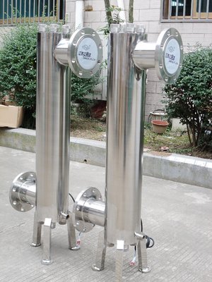 30W Vertical Type Water Sterilizer Cooling Water System Use DN80mm
