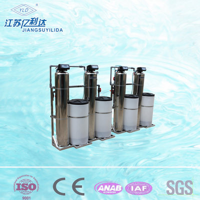 Electronic Dual Valve SS304 Water Softener Equipment For Dissolved Mineral