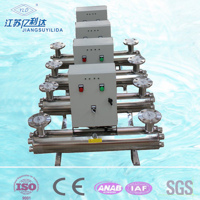 15TPH UV Sterilization For Aquaculture , 240W UV Water Purifier Over 9000 Hours