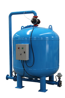 Mild Steel MS Pressure Multimedia Side Stream Filtration For Cooling Tower System