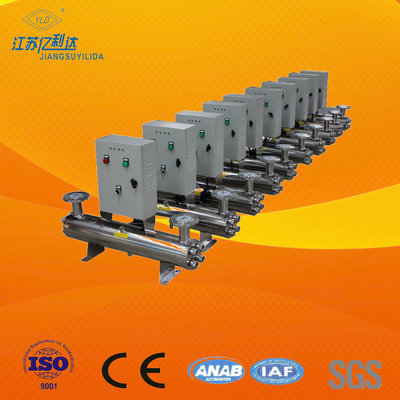 15000 LPH Stainless Steel 304 UV Water Disinfection / Ultraviolet Water Sterilizer System
