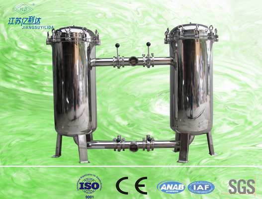 Duplex Cartridge Pulse Jet Bag Filter Housing Water Treatment Systems For Home