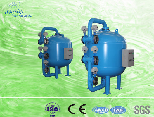 Automatic Control Bypass Quartz Sand Filter Tank 60000 LPH DN 100mm