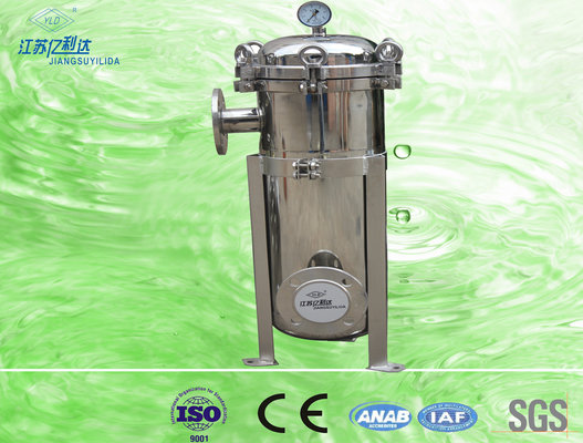 Home Water Purification SS304 / SS316 Bag Filter For Water Treatment