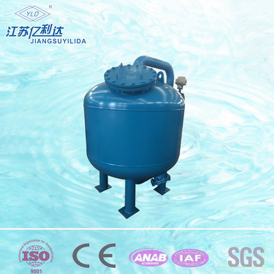High Rate Medium Quartz Sand Filter Tank For Cooling Tower Circulating Water Treatment