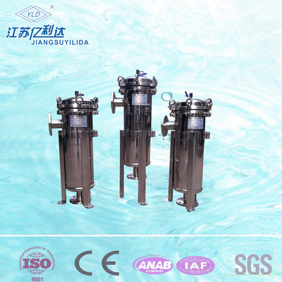 0.5 Micron Portable Bag Filter Housing Systems For Industrial Wastewater Treatment