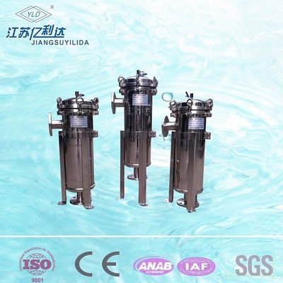 Precision Water Filter Bag Filter For Water Treatment Stainless Steel Housing