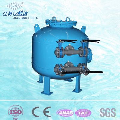 Industrial Water Filtration Sand Filter Tank For Suspended Particles Removal