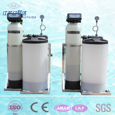 500LPH GRP Material Water Softening Equipment With Automatic Control Valves