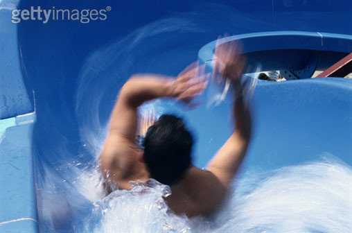Spiral Fiberglass Water Slides Open Flume Water Slide For Swimming Pool