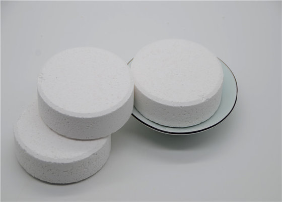 Algaecide Sodium Dichloroisocyanurate SDIC Content 56% White Pool Chlorine Tablets