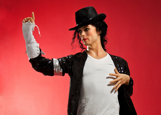 Figura di cera famosa di Michael Jackson del silicone a grandezza naturale per l'esposizione del museo