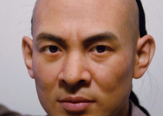 Figura di cera di Jet Li della celebrità/action figure a grandezza naturale per l'esposizione del museo