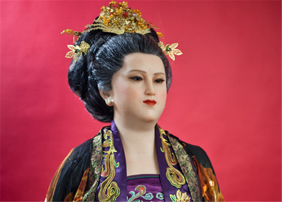 Figura di cera umana della scultura a grandezza naturale della donna per la decorazione raccoglibile o domestica di arte