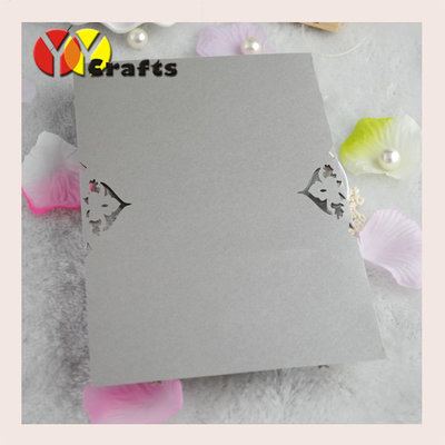 Unique Wedding Invitation Card  Laser Cut  Customized size Logo