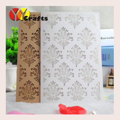 Pocket style wedding invitation card laser cut top grade luxury wedding invitation card