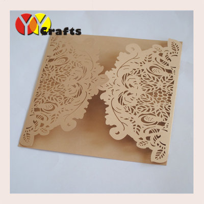 wedding invitation card champagne gold 2015popular birthday card party invitation card paper card printing,greeting card