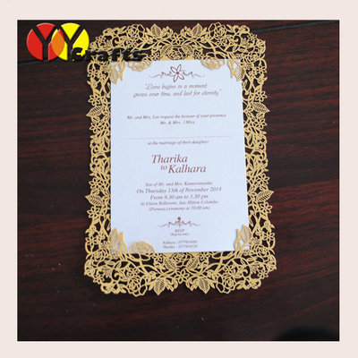 wedding invitation card Hot Style Romantic Wedding/Birthday/Holiday Greeting Card butterfly invitation card design
