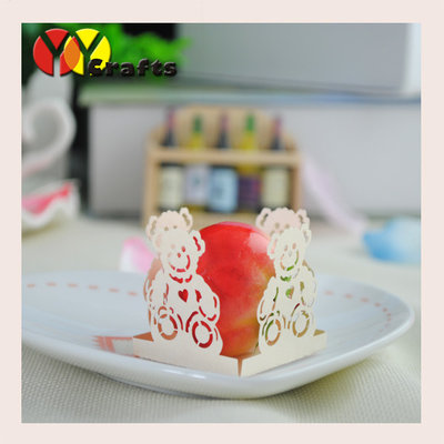 Min chocolate laser cut cupcake wrappers for wedding and party