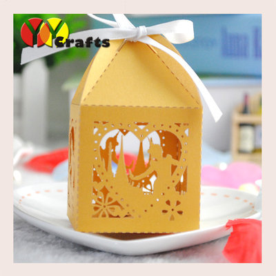 Custom wedding gift boxes dancer design for souvenirs or candy