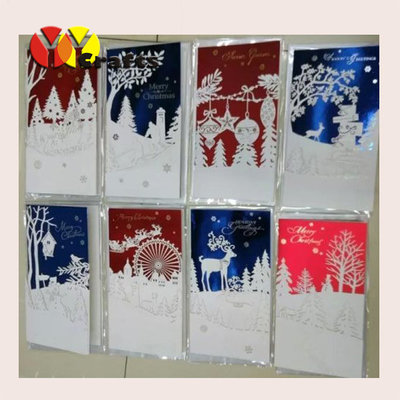 Happy Merry Christmas greeting card for kids holiday celebration