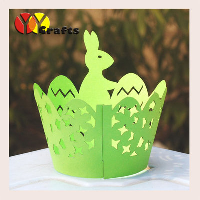Easter day eco friendly paper handmade fancy cup cake holder with cheap price