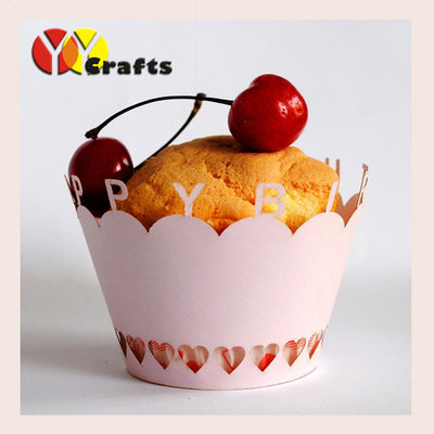 Laser Cut Cupcake Wrappers wholesale wedding cupcake wrapper happy birthday Laser Cut Lace Cupcake Wrapper Wraps Liner