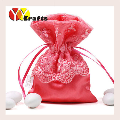 Lace silk wedding candy bags , wedding party decorations chocolate packaging bags