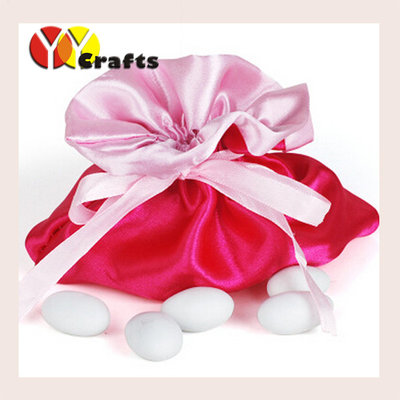 Wedding Hot Pink Candy Bags For Party , Wedding Party Favor Bags