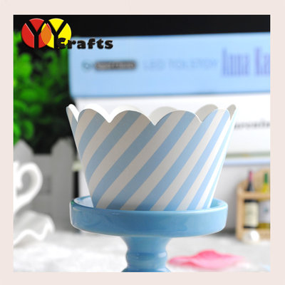 Wedding Colorful Cupcake Wrappers Paper Customized Printed Solid
