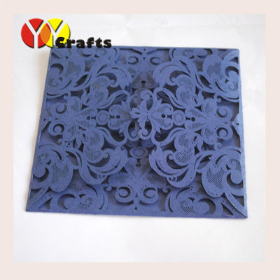 wedding invitation card sea blue ceremony invitation cards Good customer service popular house warming