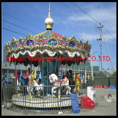 More than 10 years experience in fashion style luxury carousel 8 seats carousel horses supplier