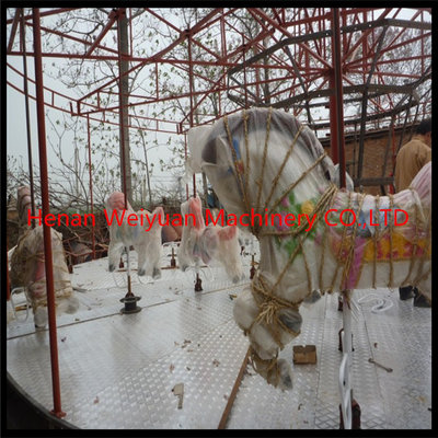 Kiddie ride amusement park game China carousel horses supplier