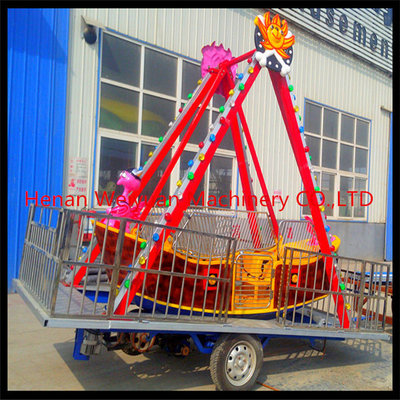 NEW outdoor playground pirate ship with trailer amusement ride supplier