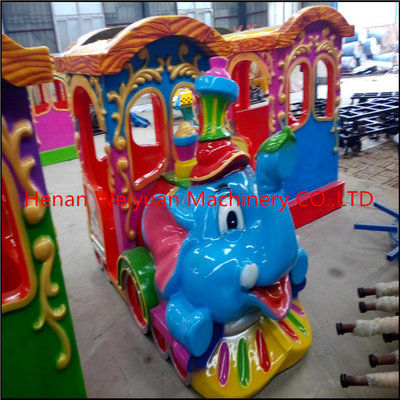Park sightseeing electric trackless train elephant Low price for sale supplier