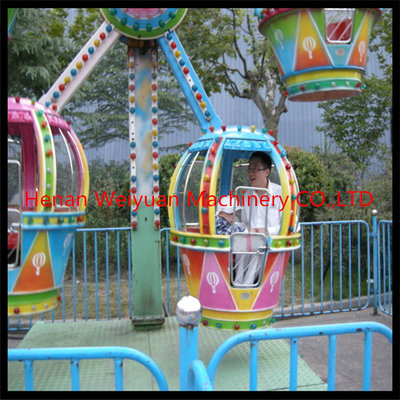 10 cabins kids mini amusement rides ferris wheel supplier
