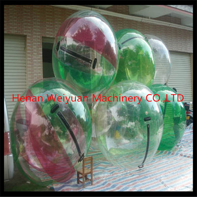 CE certificate durable  2M  TPU0.8 Colorful Water Walking Ball  with German zip use in shopping mall supplier