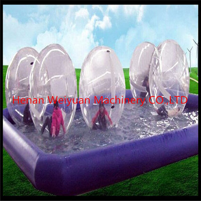 new type funny kid walking water balls inflatable water roller with pvc/tpu material supplier